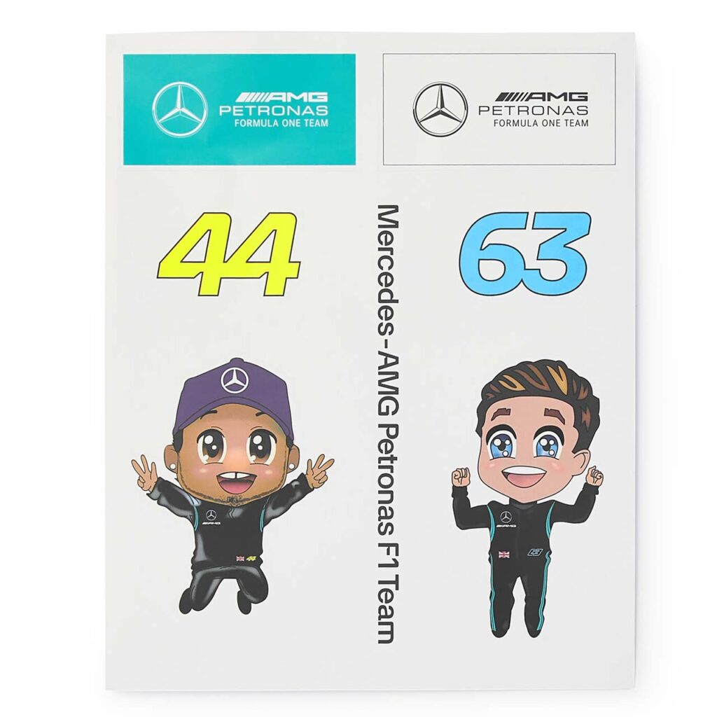 Mercedes-AMG Petronas Aufkleber Set – TRACKTOOLS